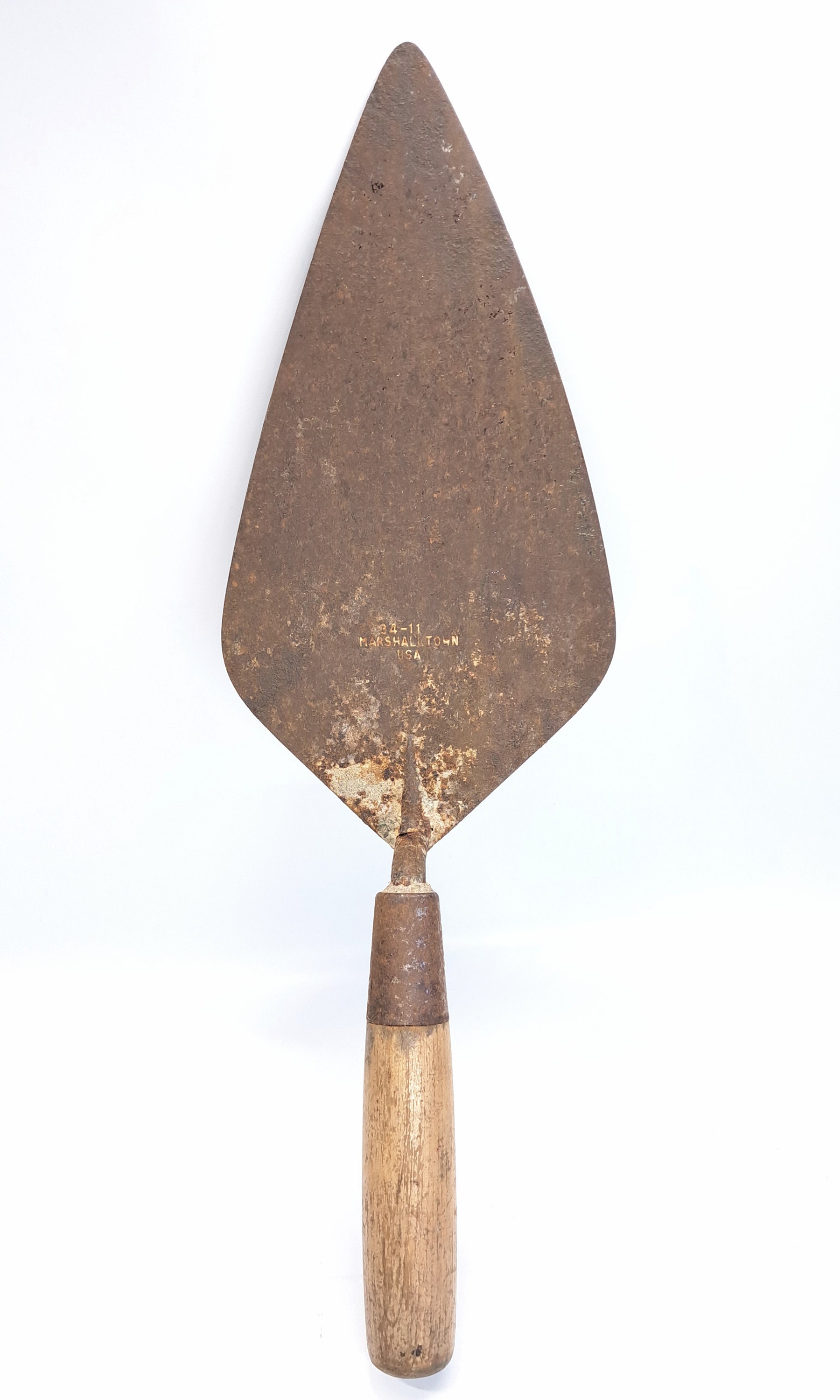 Vintage Large Brick Layers Trowel London Pattern Steel With Hardwood ...