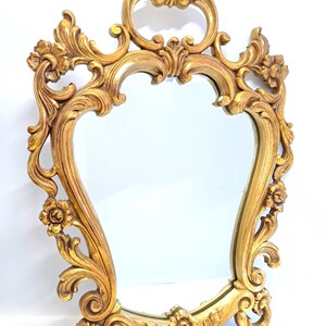 Vintage MCM Hollywood Regency Syroco Gold Gilt Mirror Syracuse ...
