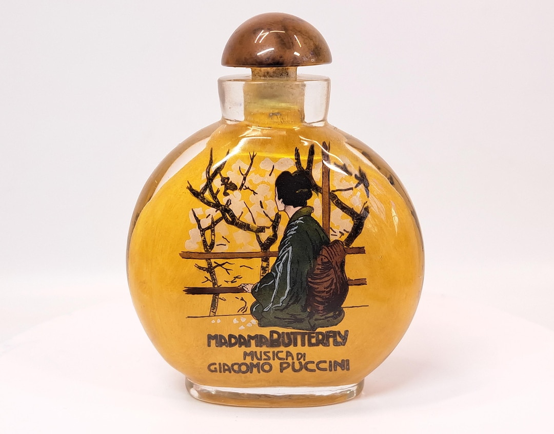 Antique 1907 Reverse Painted Art Deco Snuff Bottle for MET Opera G ...