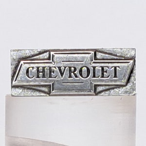 Vintage Small Chevrolet Chevy All Metal Letterpress Printers Block - Etsy