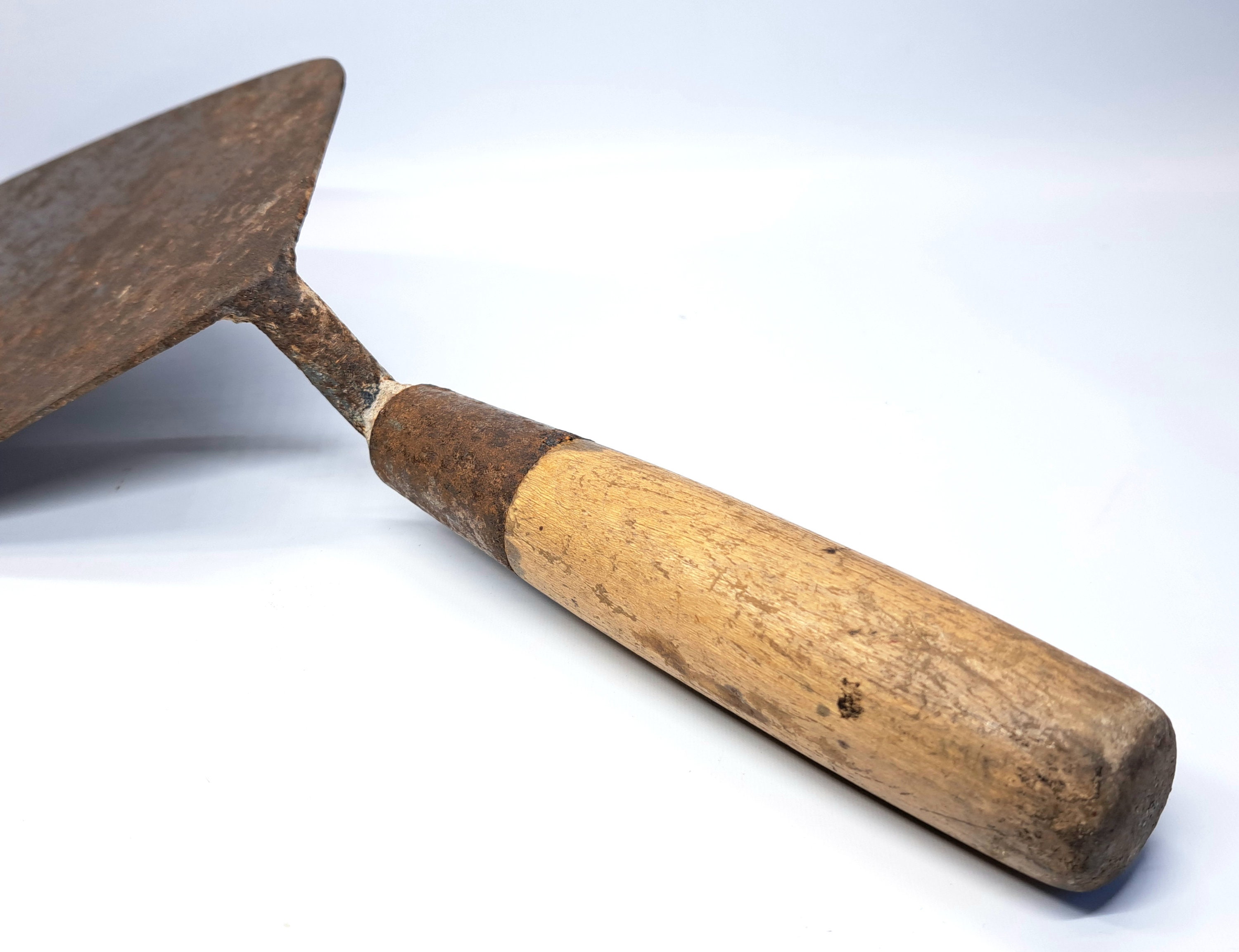 Vintage Large Brick Layers Trowel London Pattern Steel With Hardwood ...