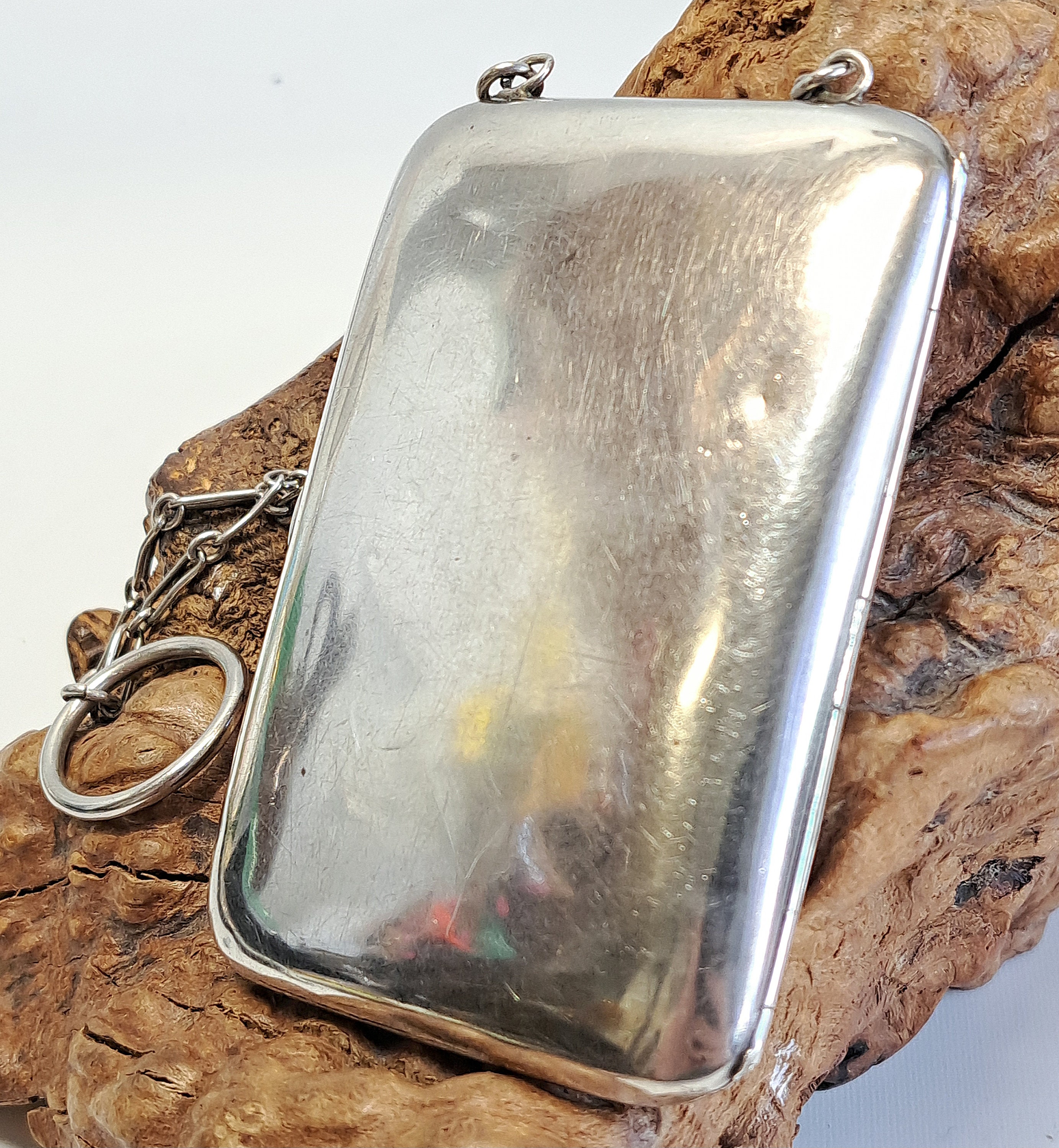 Antique Foster & Bailey Sterling Silver Compact Dance Purse Hand ...
