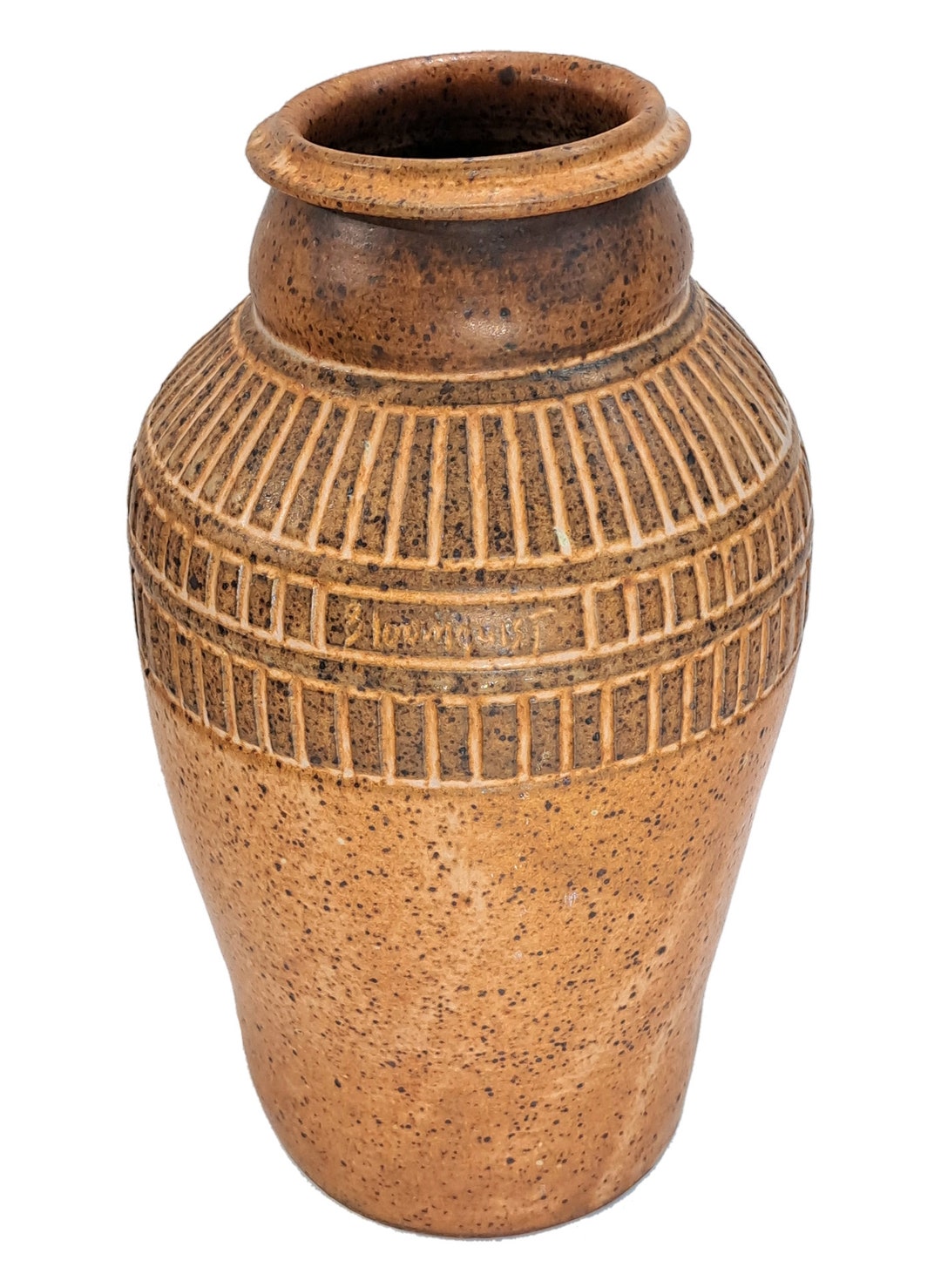 Vintage John Bloomquist Art Pottery Vase Bloomquist Studio Pennsylvania ...