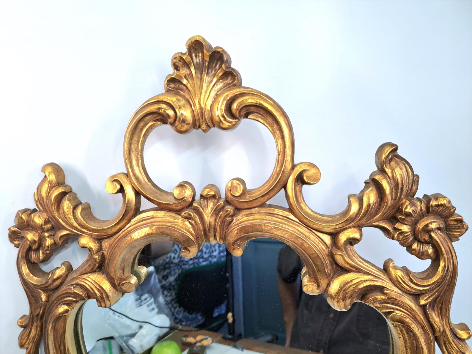 Vintage MCM Hollywood Regency Syroco Gold Gilt Mirror Syracuse ...