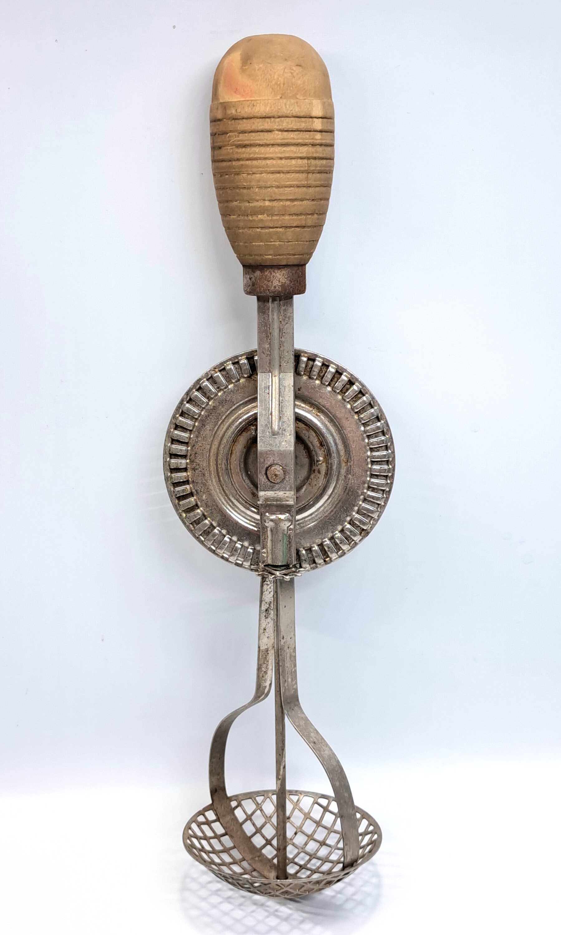 Vintage Androck Hand Cranked Mixer Egg Beater Wooden Beehive Handle - Etsy