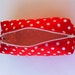 Cosmetic Case / Pencil Case Red and White Polka Dots - Etsy