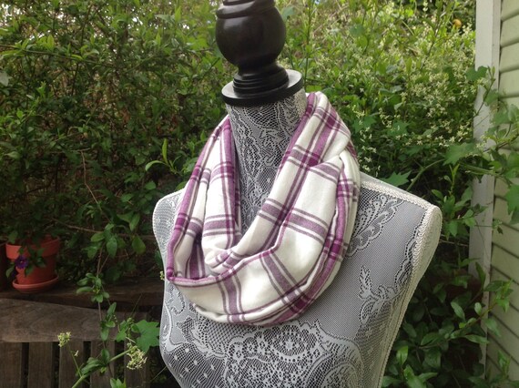 Infinity Scarf Lightweight Infinity Scarf Fall Scarf Purple | Etsy