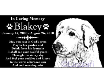 Great Pyrenees Memorial - Etsy