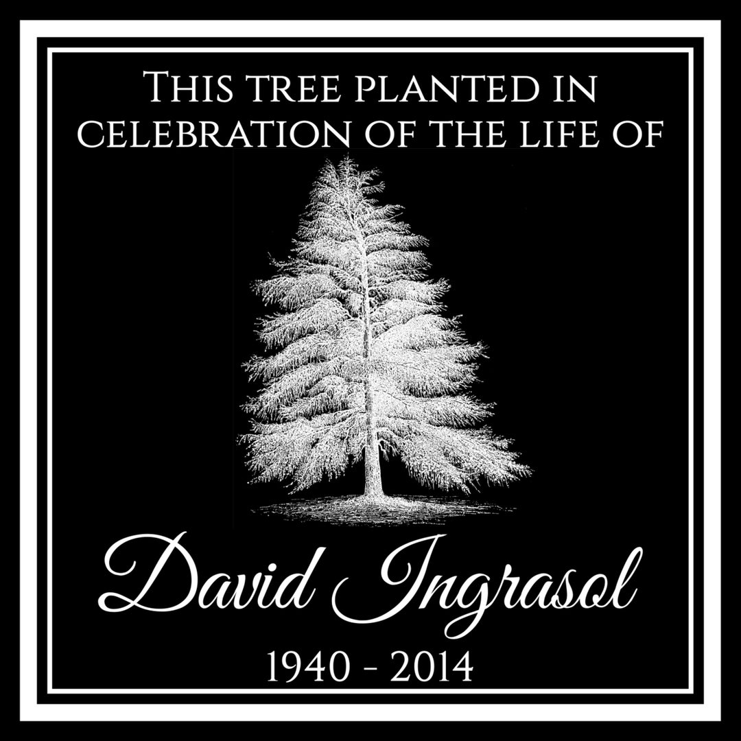 Personalized Tree Planting Ceremony Dedication Memorial 12"x12" Custom ...