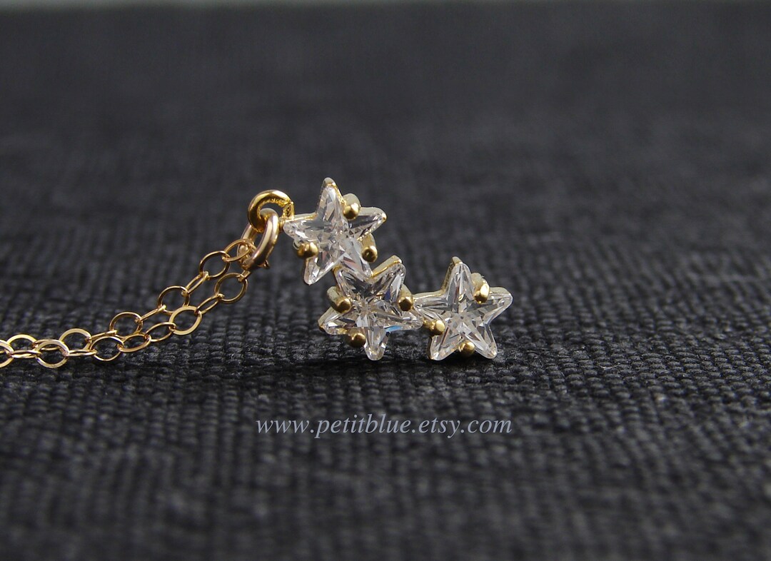 Star Necklace ~ Wish Upon a Star ~ Shooting Star ~ Celestial Jewelry ...