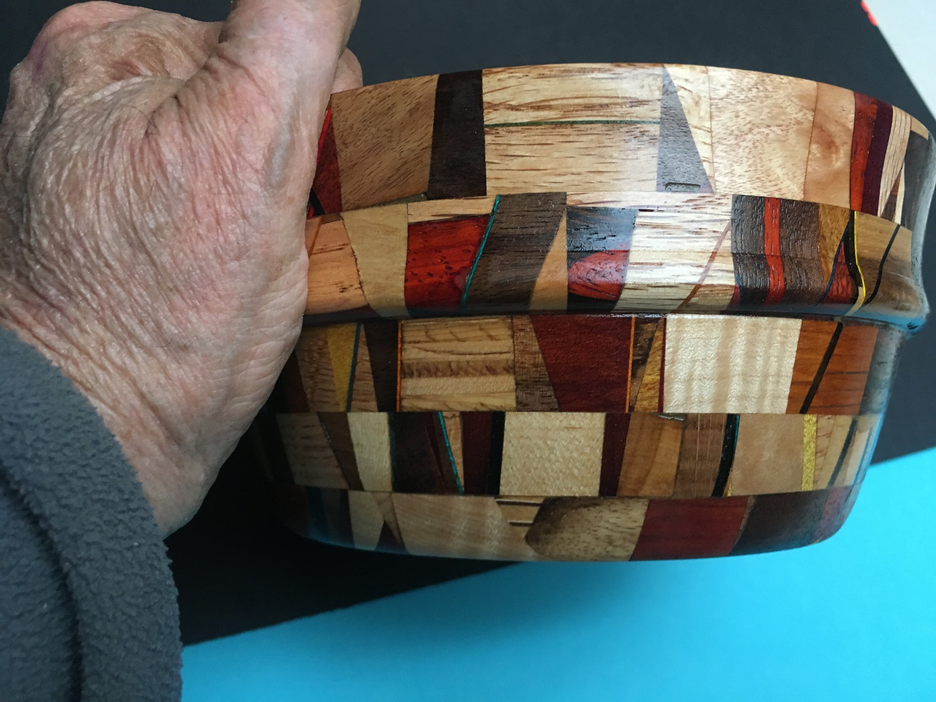 Segmented Wooden Bowl /patchwork Handcrafted / over 286 Pieces Wooden ...
