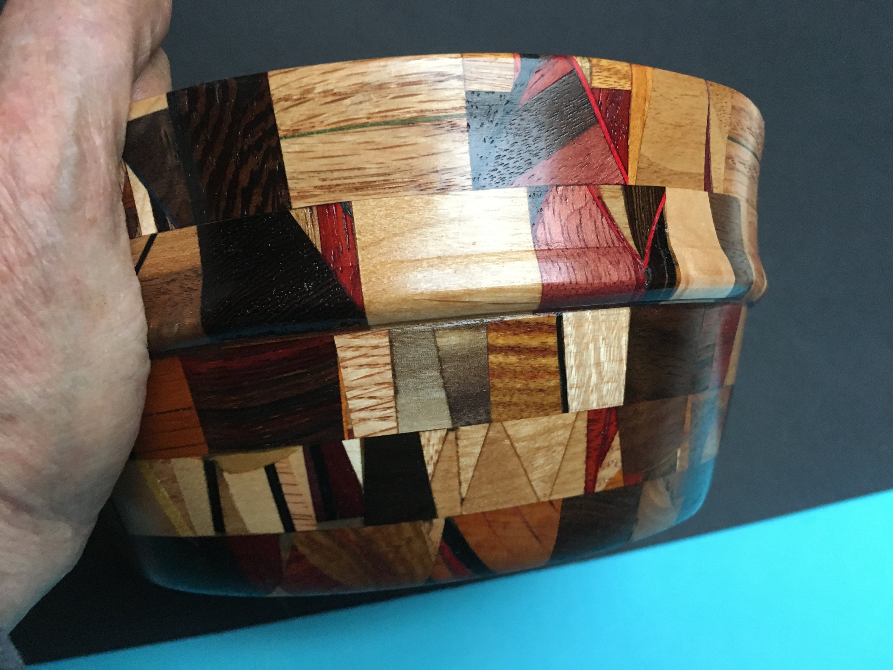 Segmented Wooden Bowl /patchwork Handcrafted / over 286 Pieces Wooden ...