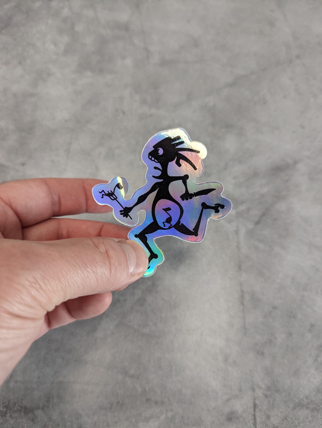 Widespread Panic Sticker, Note Eater, Holographic Sticker, Widespread ...