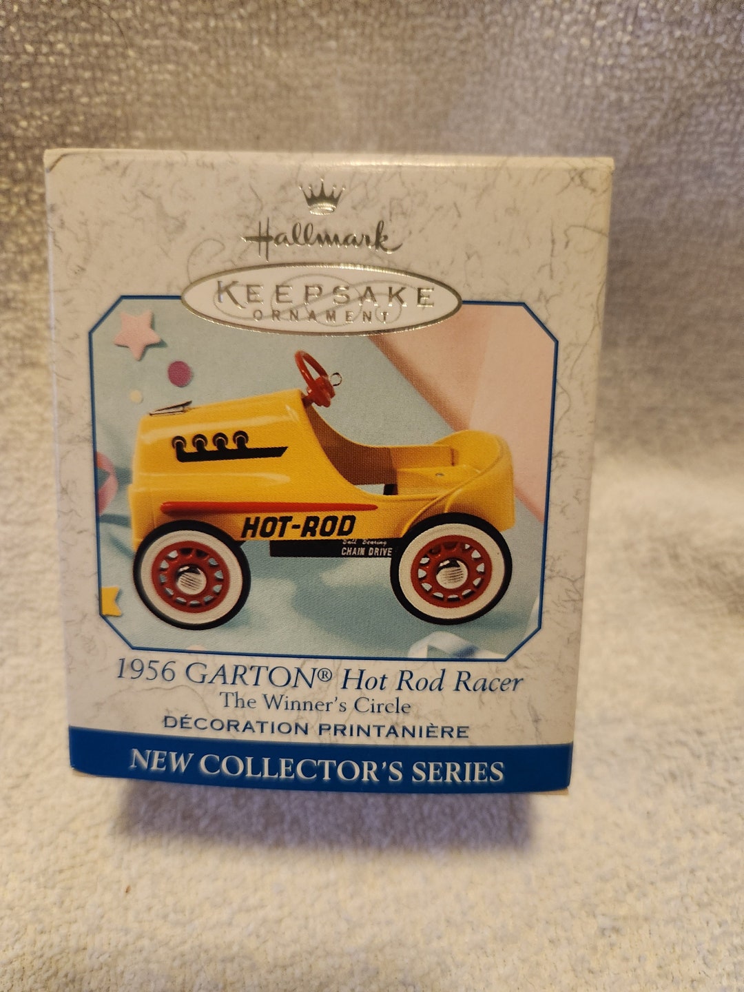 Vintage 1999 Hallmark Keepsake Ornament 1956 Garton Hot Rod Racer ...