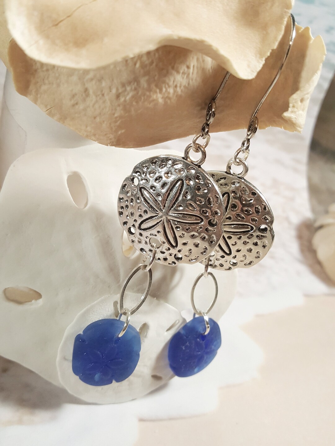 Blue Sand Dollar - Etsy