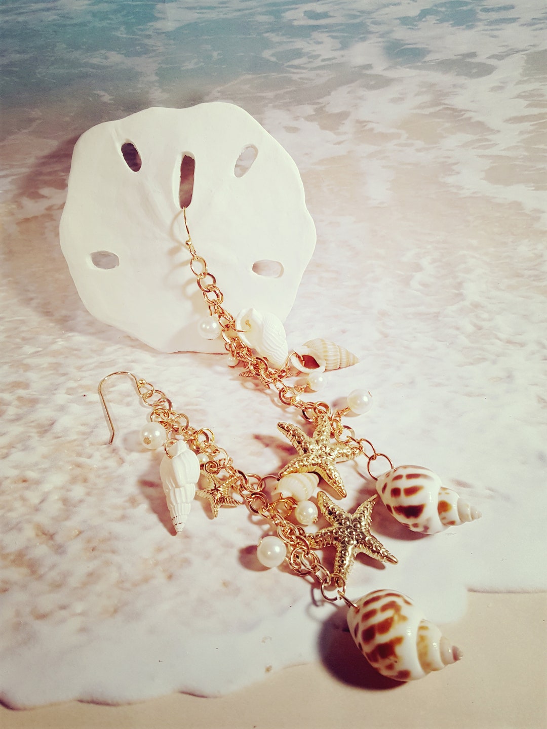 Sea Shells Earrings - Etsy
