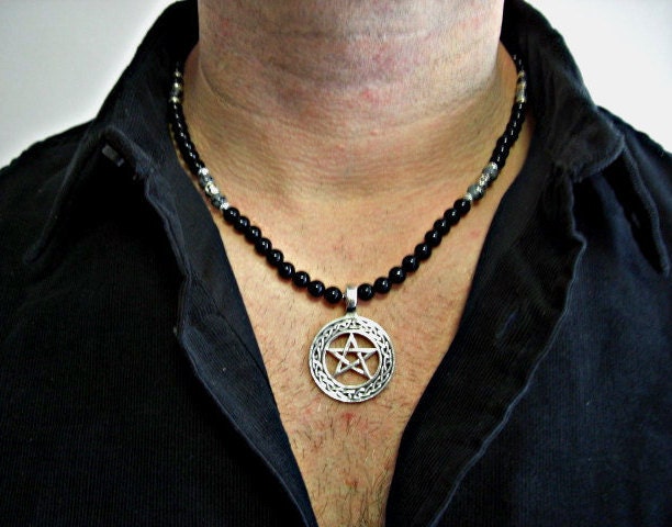 Celtic Knot Pentacle Pendant NecklacePentagram Pagan Wiccan | Etsy