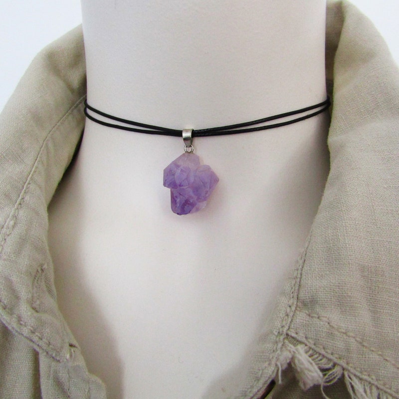 Amethyst Choker - Etsy