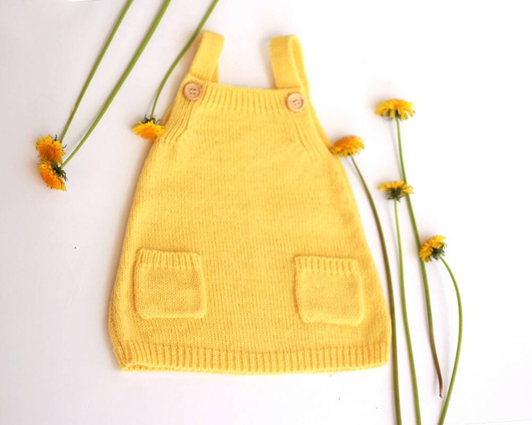 Knitted Baby Dress in Wool Alpaca Blend, Available in Many Colors - Etsy
