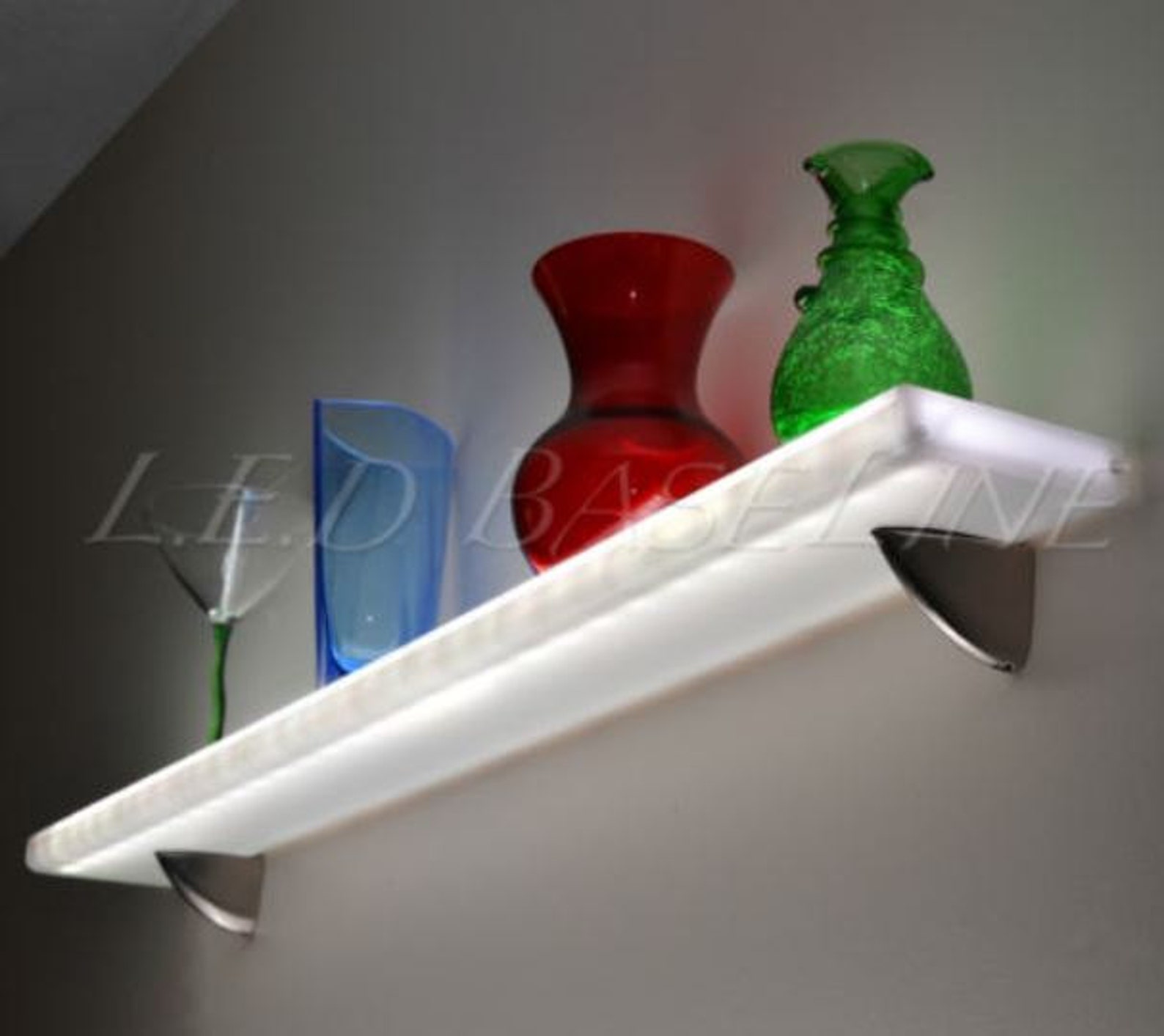 L.E.D. Lighted Floating Wall Shelf 36 wide X 1 - Etsy