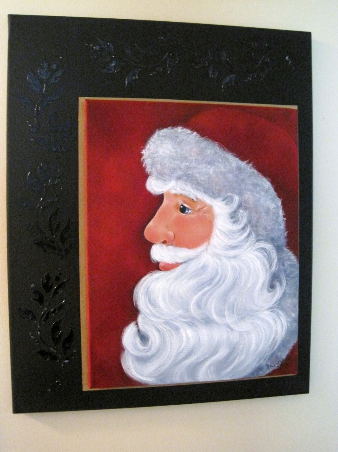 Decorative ( Tole) Painting Pattern Packet " Santa Profile" - Etsy