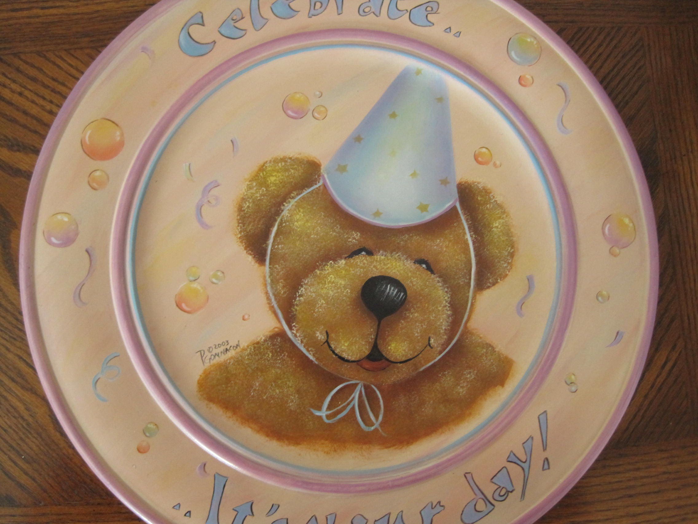 Decorative ( Tole) Painting Pattern Packet " Celebrate Plate" - Etsy
