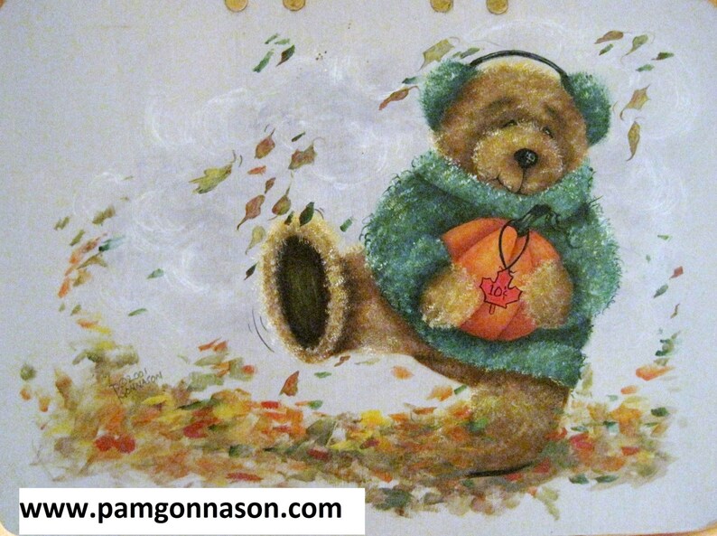 Decorative Painting Pattern Packet "autumn Frolic" - Etsy Canada