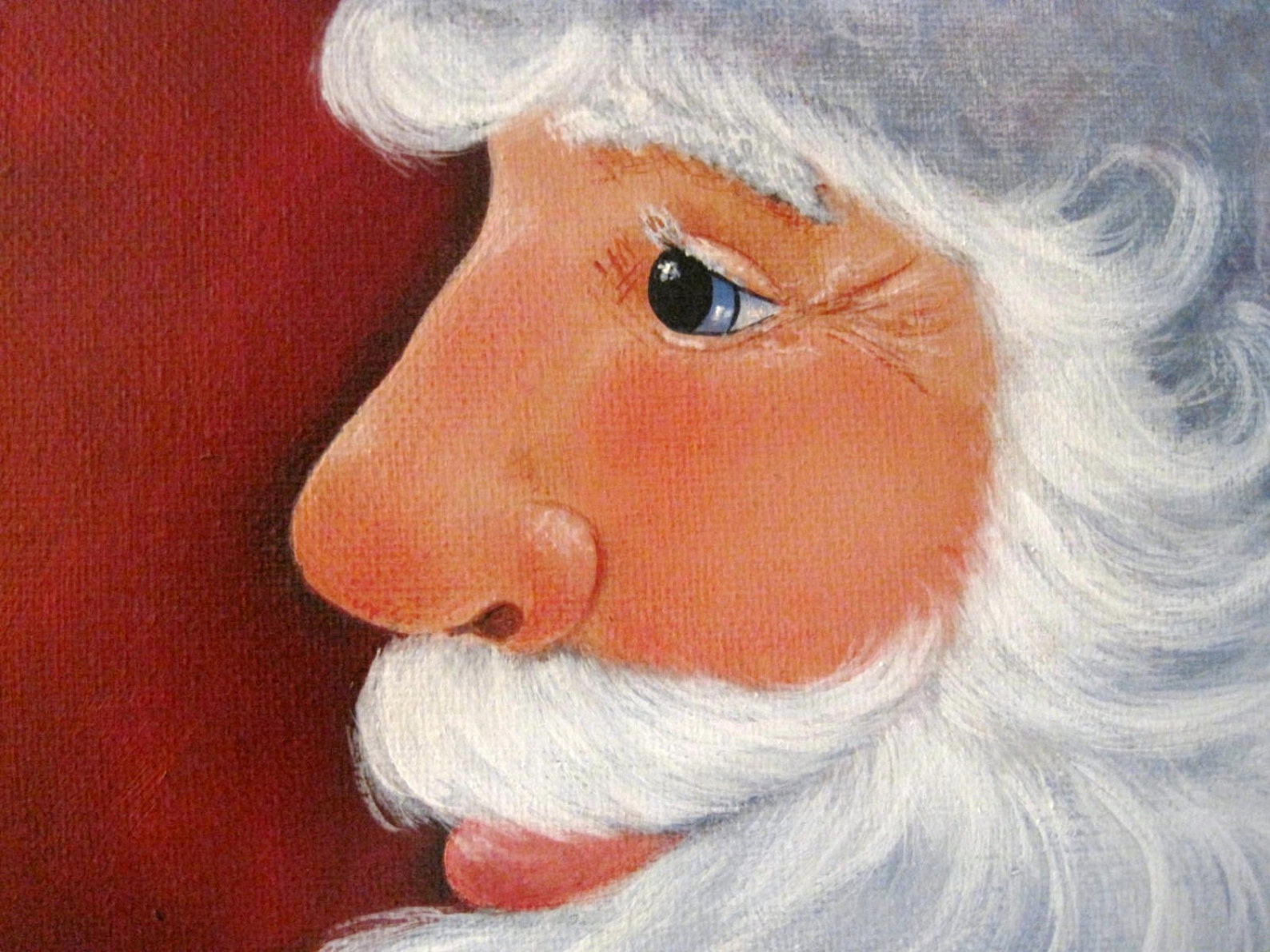 Decorative ( Tole) Painting Pattern Packet " Santa Profile" - Etsy