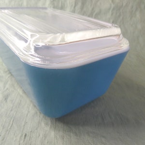 Aqua Pyrex Refrigerator Dish W Lid 502 / Vintage Mid Century Turquoise ...