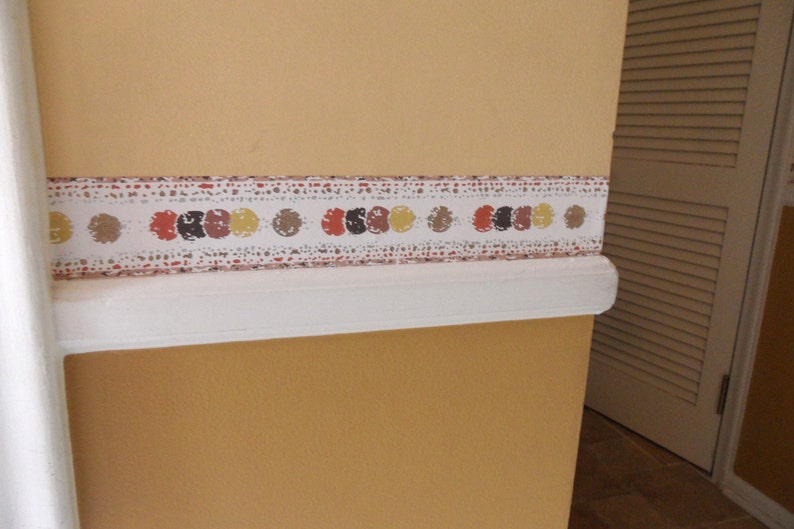 Wallpaper Border / 1 roll of original 1940's border / | Etsy