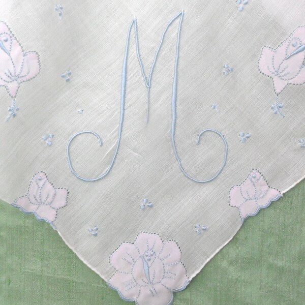 Embroidered Handkerchief - Etsy