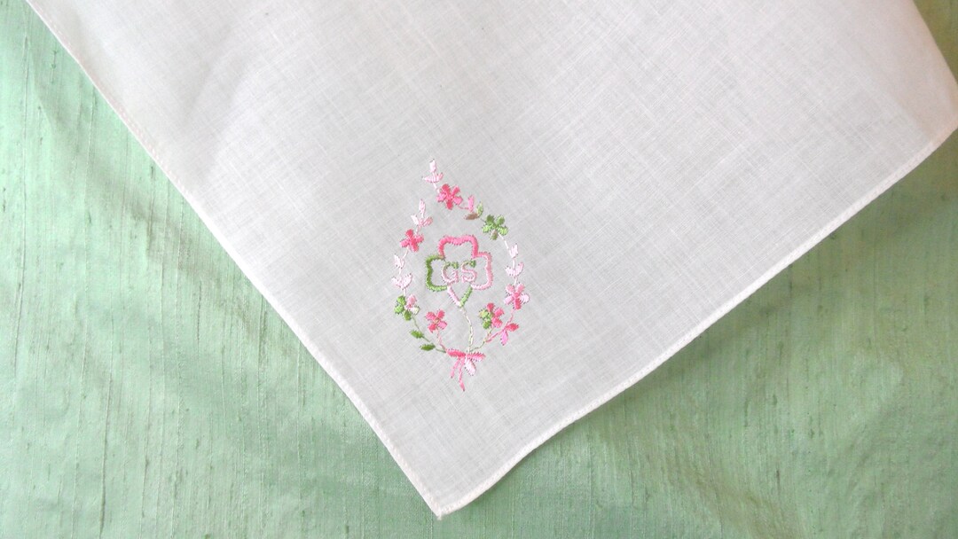 Girl Scout Handkerchief / Unused Vintage Embroidered Hankie - Etsy