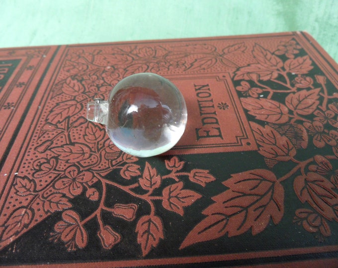 Round Glass Chandelier Prism Drop 1" Diameter / Vintage Ball Prism ...