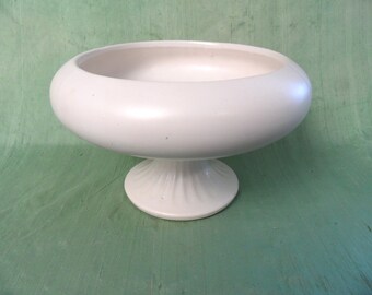 Modern White Compote Bowl - Etsy