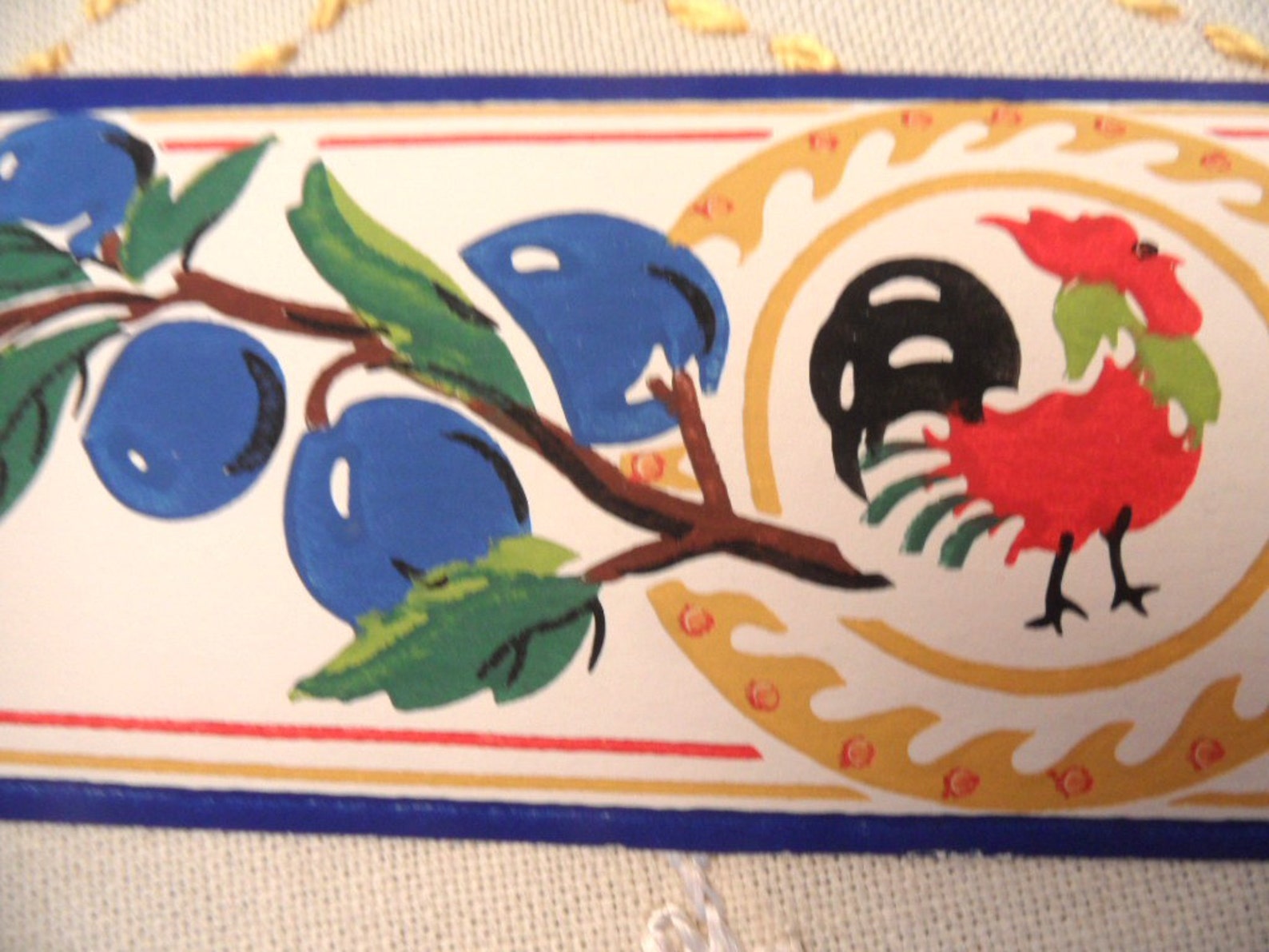 Wallpaper Border / One Roll of Original 1940's Border / - Etsy