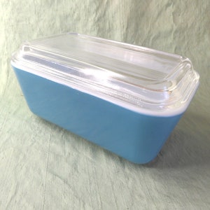 Aqua Pyrex Refrigerator Dish W Lid 502 / Vintage Mid Century Turquoise ...