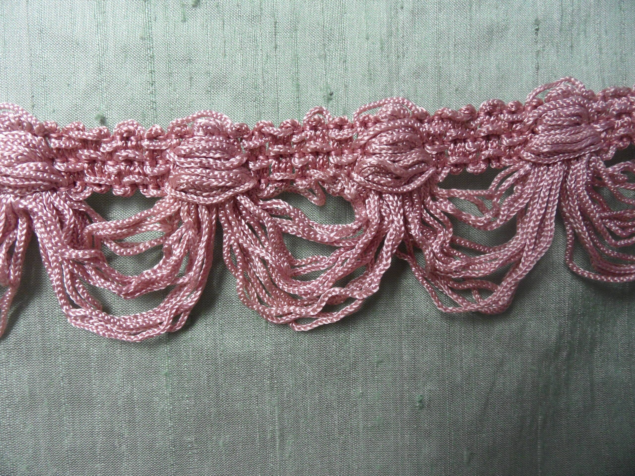 9 Yards of Lavender Scallop Loop Trim / Vintage Loop Gimp - Etsy