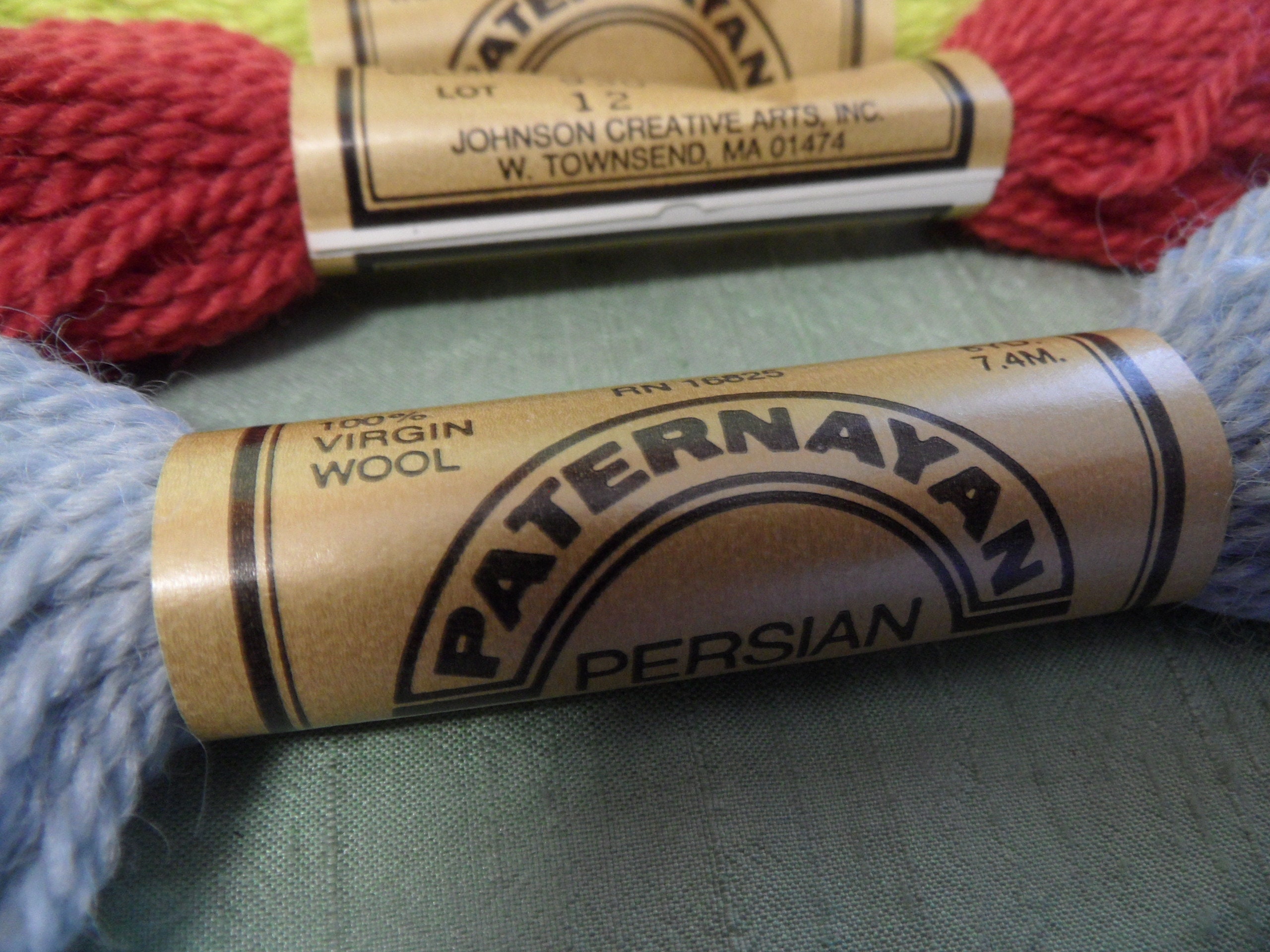 26 skeins of Paternayan Persian Wool Yarn Lot / 6 colors: 671 | Etsy