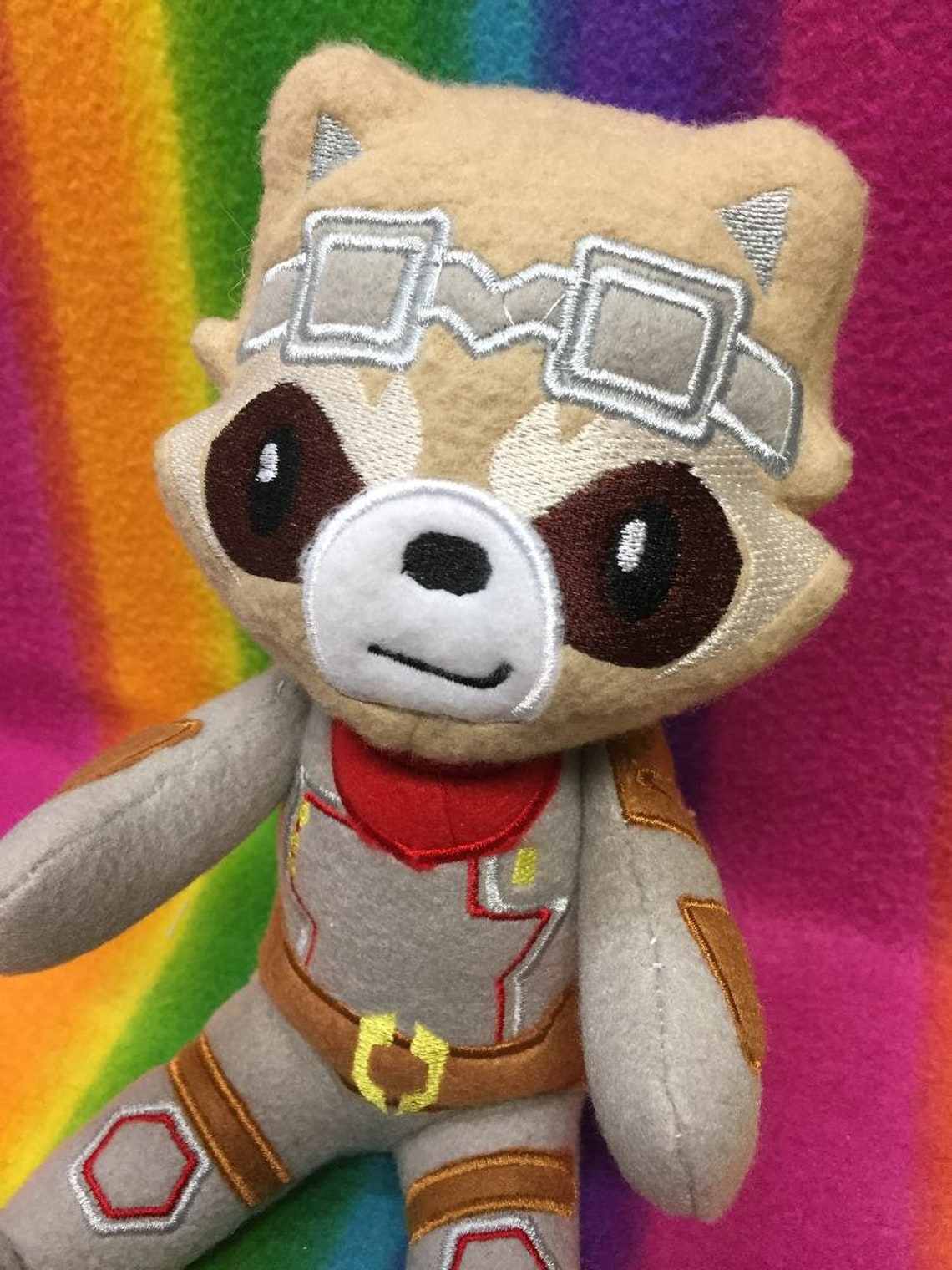 Guardians of the Galaxy Rocket Raccoon Endgame Uniform Fleece Plush ...