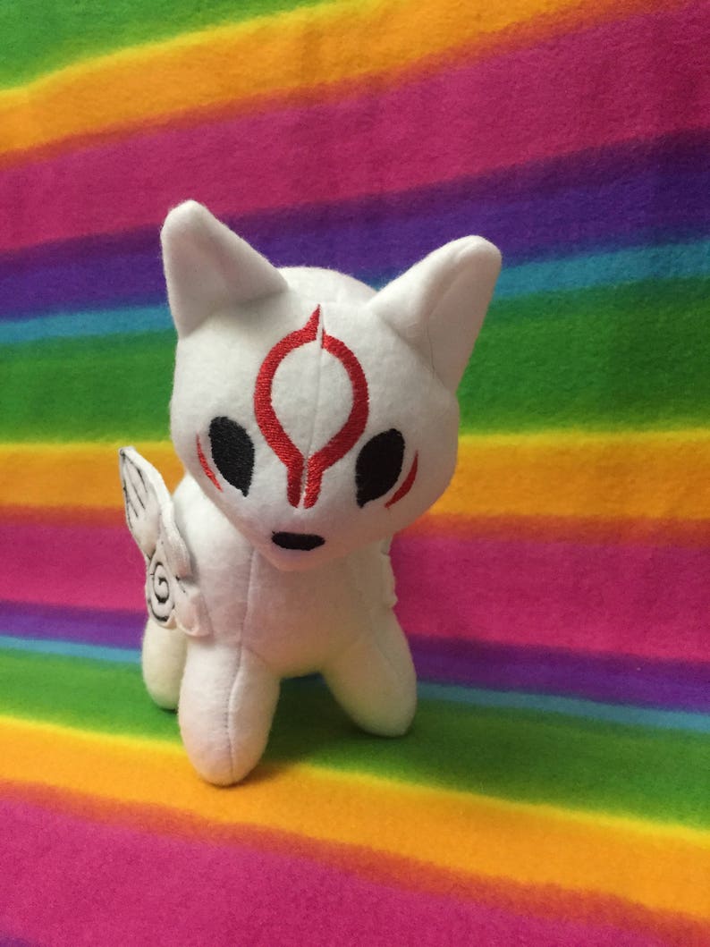 Okami Chibiterasu Okamiden Fleece Plush Plushie Toy | Etsy