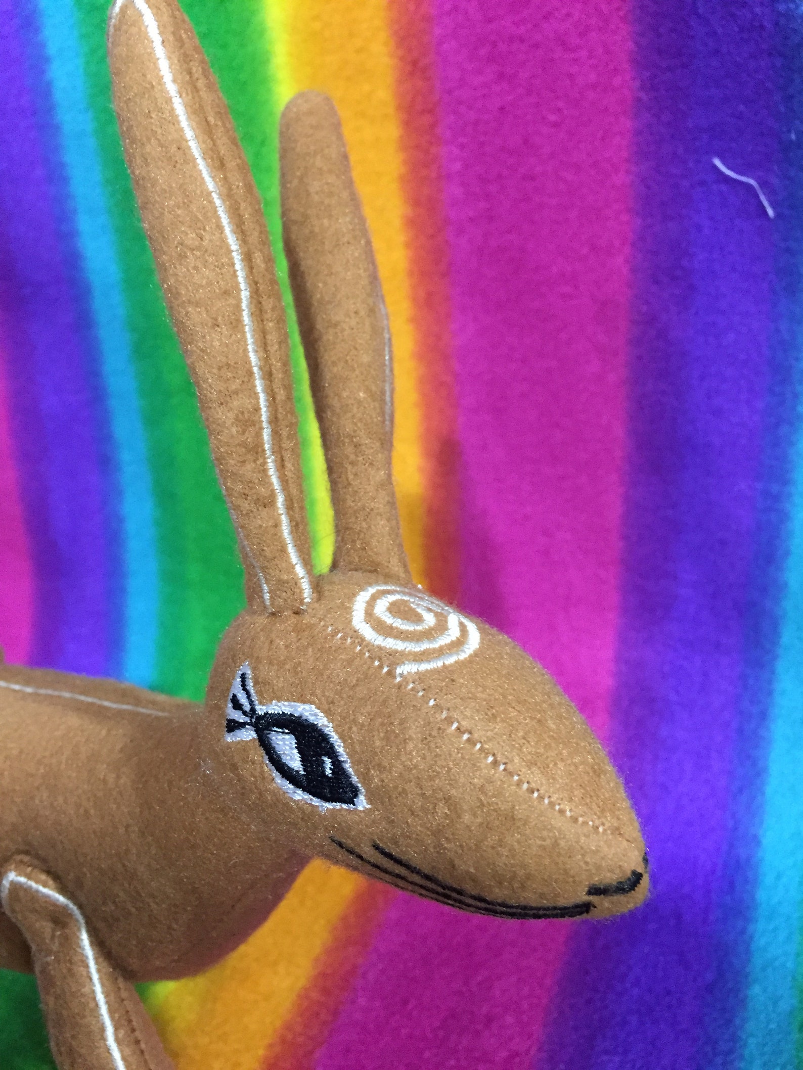 Watership Down "el-ahrairah and the Black Rabbit of Inle" Plush Plushie ...