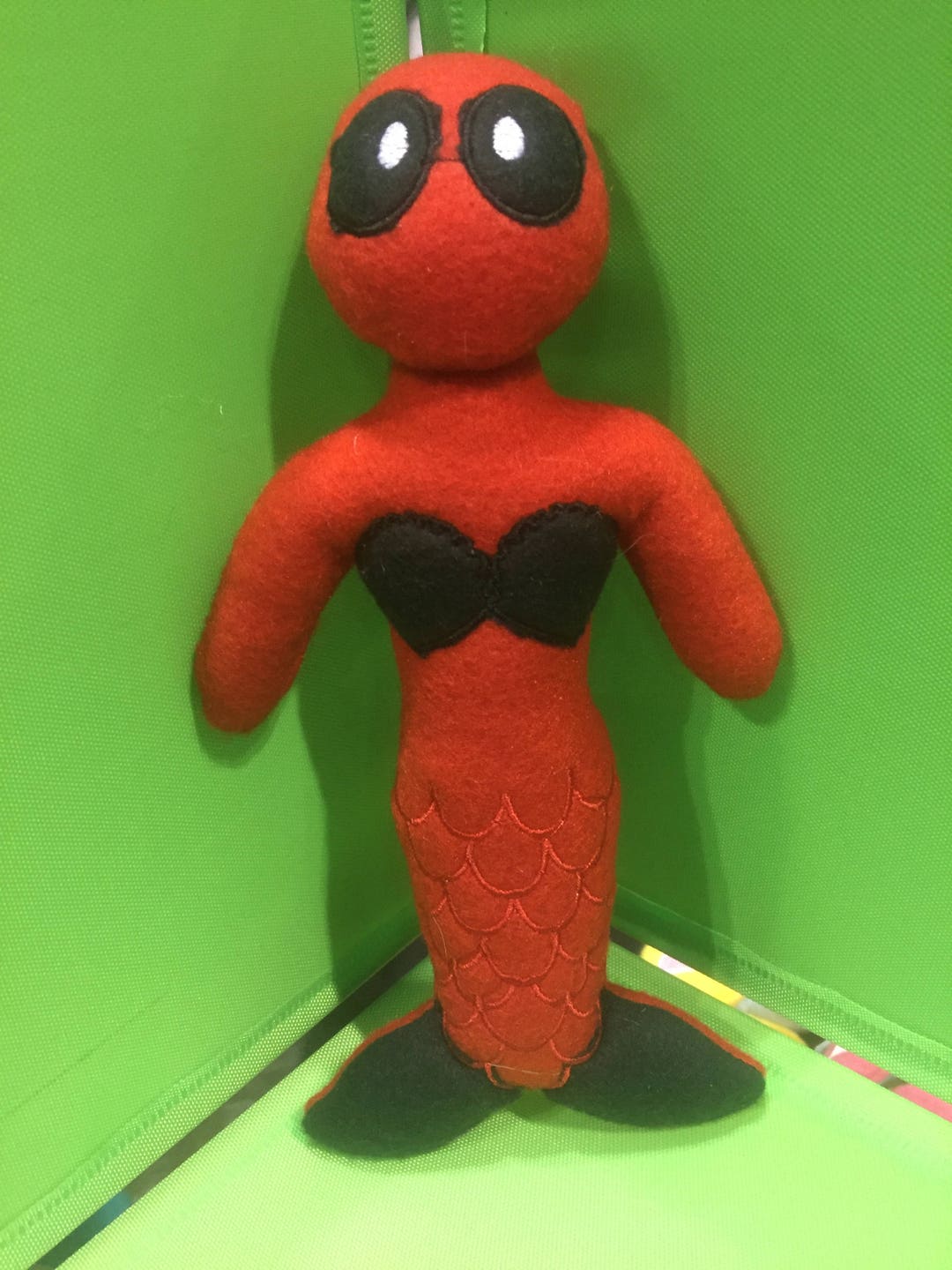 Deadpool Mermaid Merpool Plush Toy - Etsy