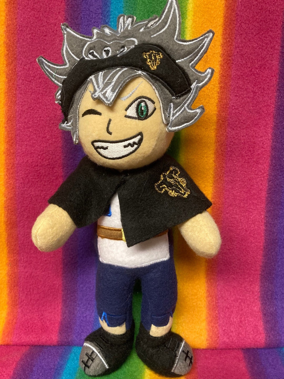 Black Bull Asta Wizard King Clover Anime Manga Plush Plushie Toy Figure ...