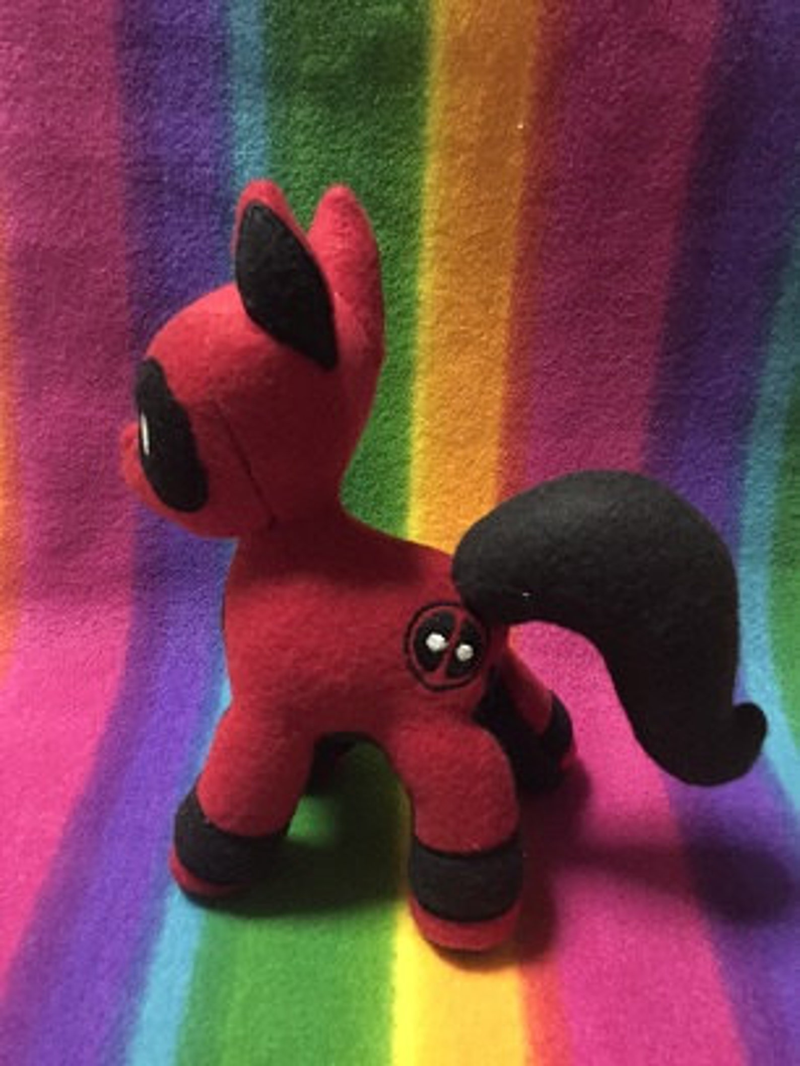 Deadpool Pony Horse Myth-fit Little Plushie Plush | Etsy