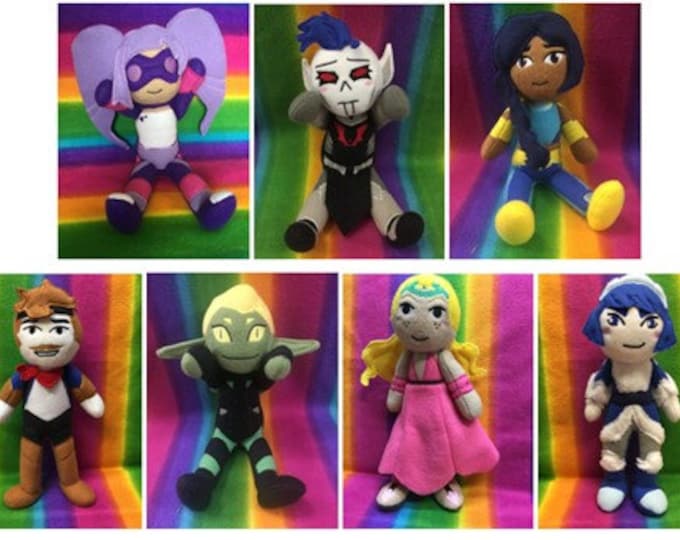 New Princess of Power Series Set 2 Plush Plushie Toy Mermista Sea Hawk ...