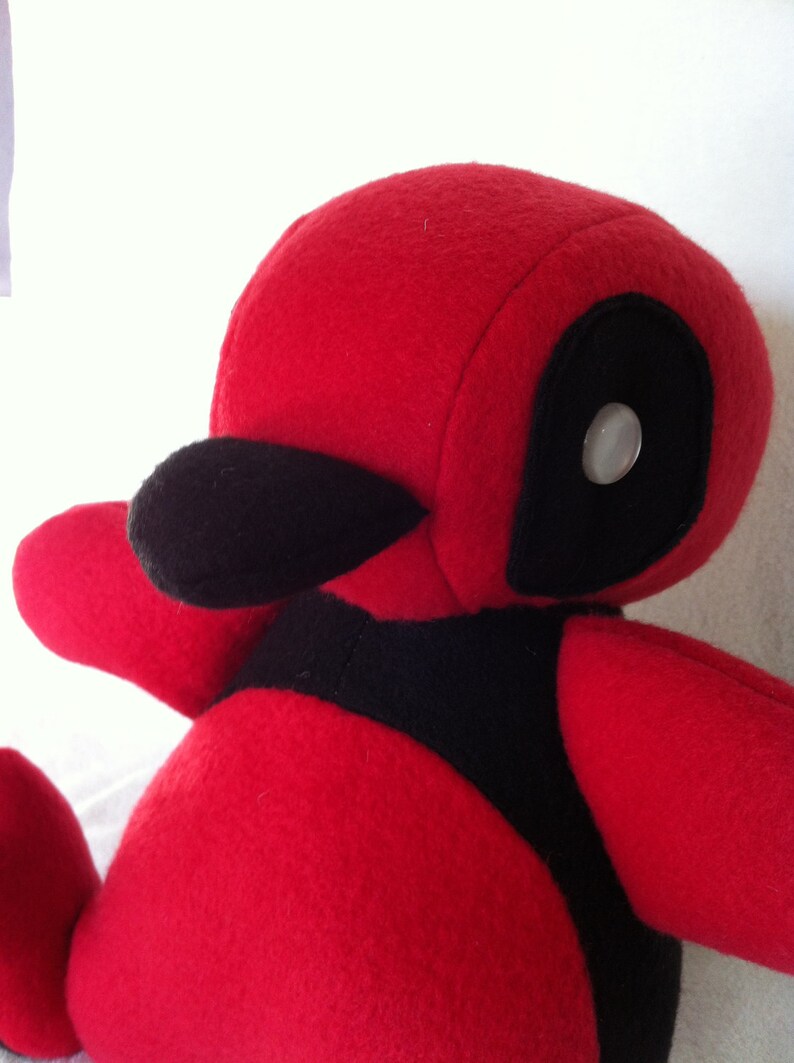 Deadpool Penguin Plush Toy Penpool | Etsy