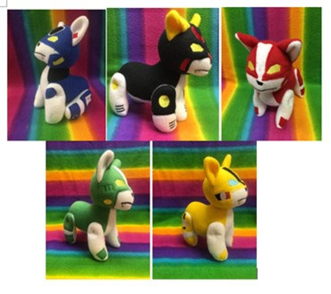 Voltron Lions Set Defender of the Universe Plush Plushie Soft - Etsy