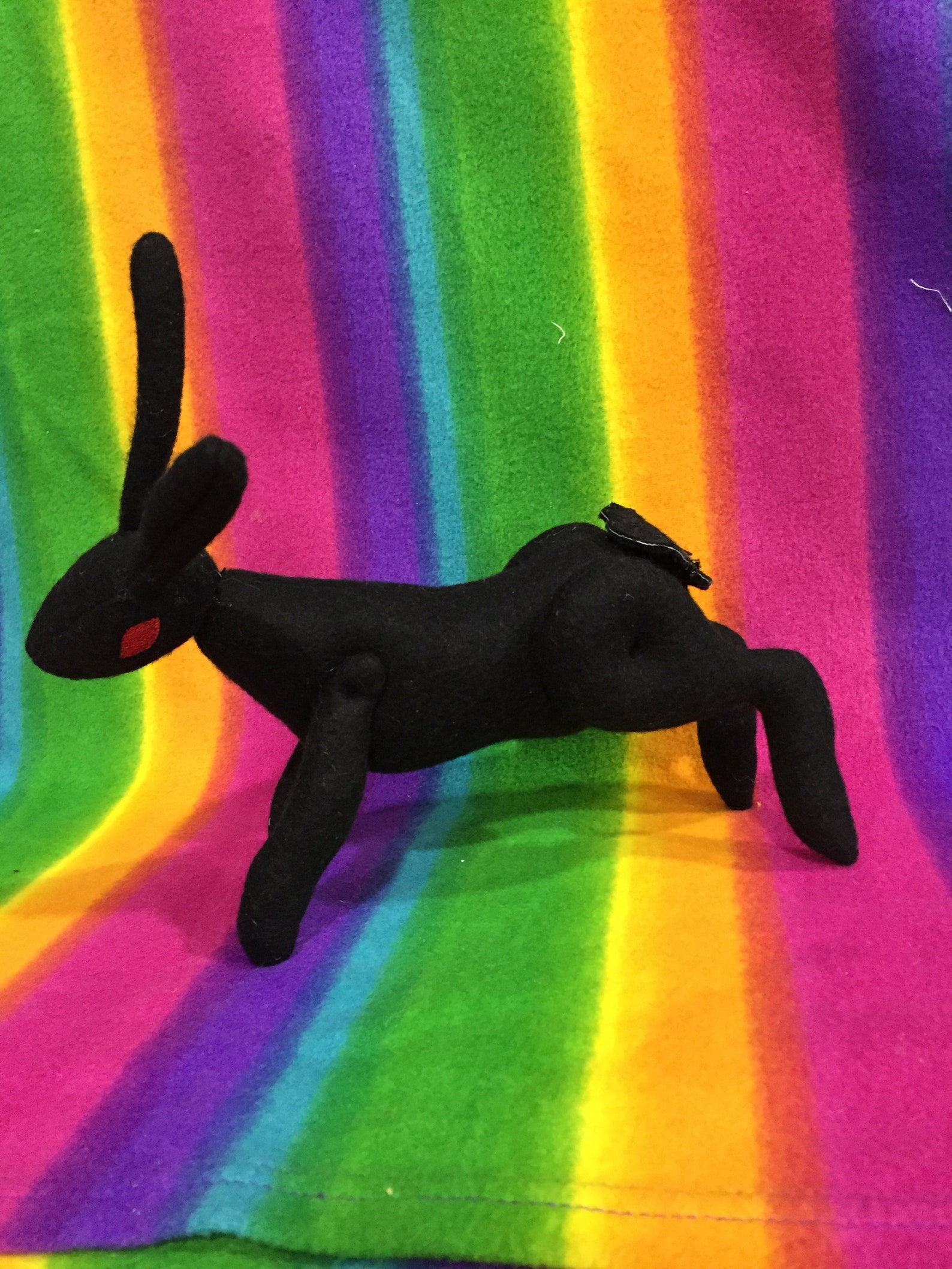 Watership Down "el-ahrairah and the Black Rabbit of Inle" Plush Plushie ...