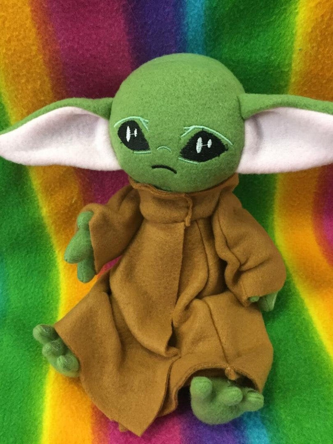 War Stars Alien Baby Monk the Child Hand-made Plush Plushie Fleece Doll ...