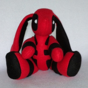 Deadpool Bunny Rabbit Myth-fit Little Plushie Plush - Etsy